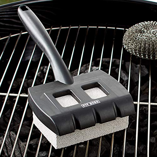 PIT BOSS 67283 Stone Grill Brush, 12"