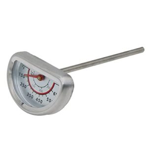 Hiorucet Grill Lid Thermometer Heat Indicator Replacement for Charbroil 463241314, 463241313, 463241413 Grill Model, BBQ Grill Temperature Gauge Replacement Part for Char-Broil 463241414, 463241013.