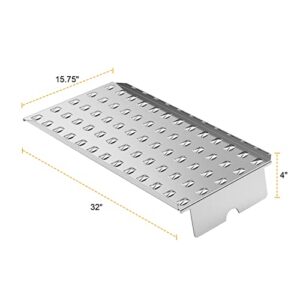 AJinTeby Drip Tray Heat Baffle Replacement for Camp Chef 36 Series Pellet Grills, SmokePro LUX 36, SGX 36, PG36 SGX-1, Compatible with Traeger Drip Tray 34 Series Smoker Grills, Fits Drip Pan BAC-006