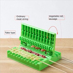 LUOY The New Multifunctional Kebab Tool can be reused Quickly Beef Meat Vegetable skewers Barbecue Tool Kitchen Gadgets