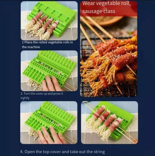 LUOY The New Multifunctional Kebab Tool can be reused Quickly Beef Meat Vegetable skewers Barbecue Tool Kitchen Gadgets