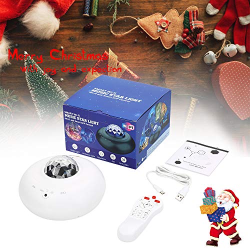 Star Projector, Smart Galaxy Projector Works with Alexa Google Assistant, Phone App Remote Control Night Light Projector with LED Nebula Galaxy Bluetooth Speaker Timer for Kids Adults Bedroom Decor