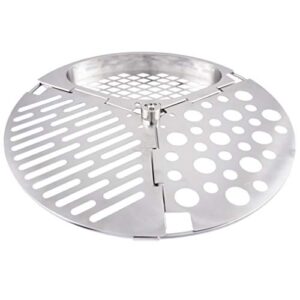 oklahoma joe’s 4419599p04 bronco drum smoker triple grate, silver