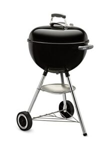 weber original kettle 18 inch charcoal grill, black