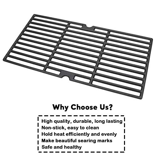 Uniflasy 18 Inch Grill Cooking Grates for Charbroil Performance 463377017, 463347017, 463376018P2, 463376117, 463377117, 463673617 4 Burner 475 Cart Liquid Propane Gas Grill, 5 Burner 463347519