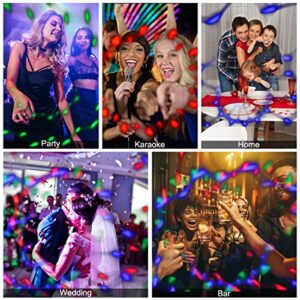 Sound Activated Party Lights, Yohuton Dj Lighting, RBG Disco Ball, Strobe Lamp Stage Par Light for Home Room Dance Parties Birthday DJ Bar Karaoke Xmas Wedding Show Club Pub Great Gift