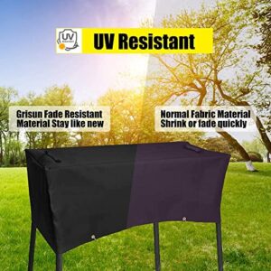 Grisun Patio Stove Grill Cover for Camp Chef 3 Burner Stove, Grisun Carry Bag & Outdoor Camp Stove Cover for Camp Chef 3 Burner Stove and Grill Box