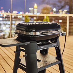 Weber Lumin Compact Outdoor Electric Barbecue Grill, Black - Great Small Spaces such as Patios, Balconies, and Decks, Portable and Convenient