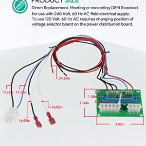 R0458100 Power Distribution Circuit Board PCB Replacement for Zodiac Jandy Heaters JXI 200, 260, 400, LXI 250, 300, 400