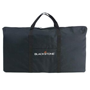 blackstone 1182 carry bag for 28 grill top 600d polyester heavy duty water weather resistant-griddle accessories storage for outdoor bbq, camping, picnic, black