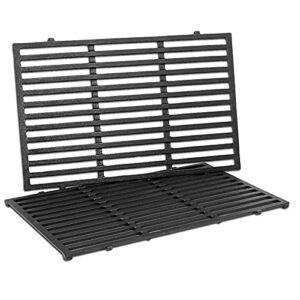 uniflasy 7638 17.5 inch cooking grates for weber spirit and spirit ii 300 series spirit e/s 310 e/s 320 e/s 330 sp-320, spirit 700 genesis 1000-3500 genesis gold silver platinum b/c gas grill 7639