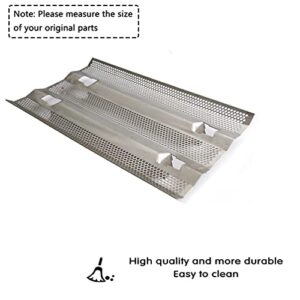 Htanch SN3531 (2-Pack) SN3551 (1-Pack) 16GA Stainless Steel Heat Plate for Fire Magic 15-S1S1N-A, 15-S2S1N-A, 25-S1S1N-62, 25-S1S1N-71, 25-S2S1N-62, 25-S2S1N-71