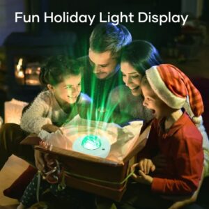 SUPFOO Galaxy Projector for Bedroom,Star Projector Night Light for Kids with White Noise and Bluetooth Music Speaker, Aurora Projector Remote Control & Timing Sky Starry Projector,Party,Home (White)