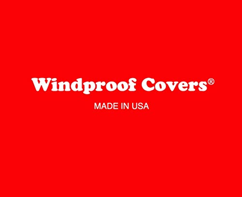 Windproof Covers 24 inch Heavy Duty Premium Quality Vinyl Cover to fit DCS Power Burner Built-in