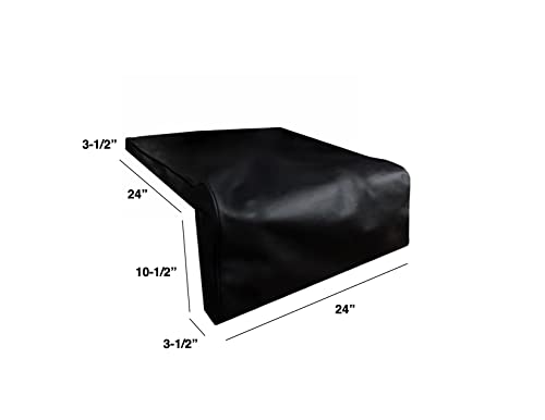 Windproof Covers 24 inch Heavy Duty Premium Quality Vinyl Cover to fit DCS Power Burner Built-in