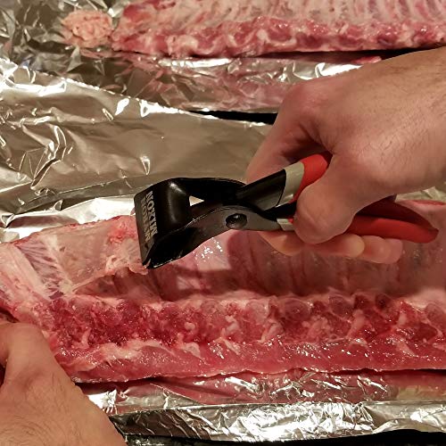 Myron Mixon Pit-Master Professional BBQ Rib Skinner Rib Membrane Removal Tool Pliers