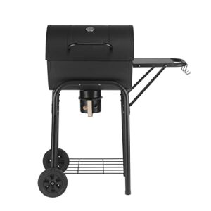 amazon basics 317 square inch charcoal grill, black