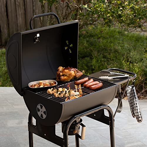 Amazon Basics 317 Square Inch Charcoal Grill, Black