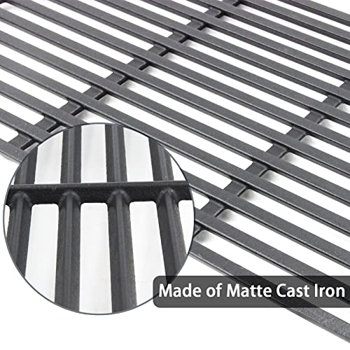 Hongso Replacement Repair Kit for Master Forge 3218LT, 3218LTN, L3218, 5 Burner Gas BBQ Grill Grill Grates SS Burners and Heat Plates