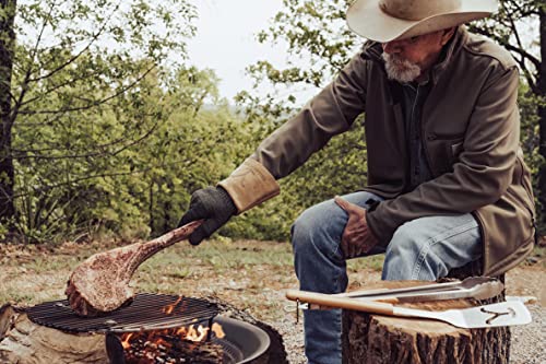 Y Yellowstone BBQ Tool Set - 2 pc Grill Set Includes Spatula and Tongs | Ideal BBQ Grill Accessories | Authentic Yellowstone Merchandise