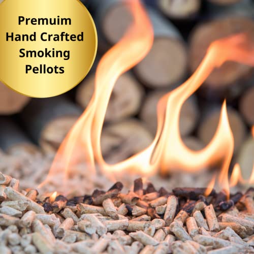 Camerons Smoking Wood Pellets (Apple, 1 Pint)- Kiln Dried BBQ Pellets- 100% All Natural Barbecue Smoker Chips- for Pellot Smokers and Pellet Grills - Easy Combustion, Infuse Smokey Flavor