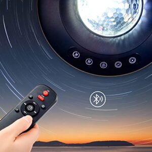 RTjoy UFO Galaxy Projector, LED Star Projection Light, Nebula Lamp, Bluetooth Speaker Aurora Sky Projector with Remote Control for Room Decor, Home Theater, or Bedroom Night Light Mood Ambiance