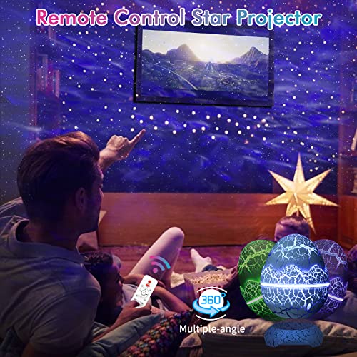 Star Projector Night Light, Galaxy Projector for Bedroom, Night Sky Projector with Bluetooth Speaker & 19 White Noise, Galaxy Light Ceiling Projector with LED Nebula Light for Baby Kids Adults Party