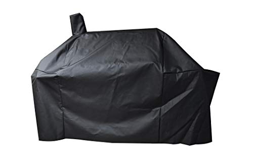 acoveritt Smoker Grill Cover Sized for Char-Griller Charcoal Grill 2190 and 2197 Heavy Duty Waterproof Patio 600D Canvas Barbeque BBQ Grill Cover G21623