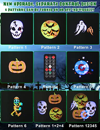 Christmas Projector Lights Outdoor - Holiday Projector Lights Outdoor with 72 Patterns,3D Ocean Wave,Waterproof with Remote Timer for Halloween Christmas Birthday Party Holiday Decorations