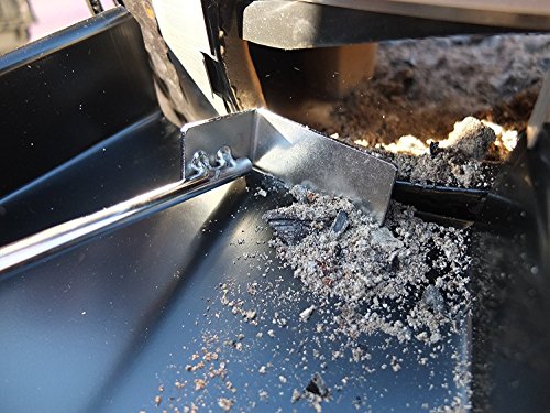 Dracarys Stainless Steel Ash Pan Big Green Egg Accessories Ash Tool for BGE Primo and Other Charcoal Kamado Stove(at+AP+GG)