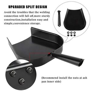 Dracarys Stainless Steel Ash Pan Big Green Egg Accessories Ash Tool for BGE Primo and Other Charcoal Kamado Stove(at+AP+GG)