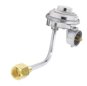 mensi universal disposal 1lb propane regulator with 3/8″ swivel flare female fittings convert 20lbs tank regulator to small bottle