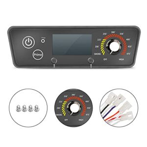 utheer bbq digital thermostat controller board for pit boss wood grills p7-340/700/1000 with lcd display, compatible with pit boss classic 700, austin xl, tailgater, lexington control board