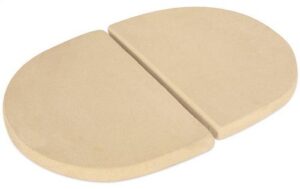 primo 325 ceramic heat reflector plates for primo oval junior grill, 2 per box