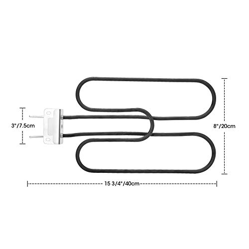 Stanbroil BBQ Grill Heating Element Replacement Part for Weber 80342, 80343, 65620, Q140, Q1400 Grills