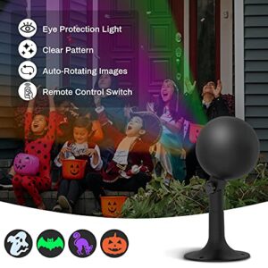 Halloween Lights, Outdoor Projector Indoor Decorations Light Led Spotlight Pumpkin Lighting Plug in Waterproof Decor Projection Show for Outside Yard