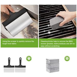 27PCS Griddle Cleaning Kit for Blackstone, Heavy Duty Flat Top Grill Blackstone Cleaning Kit for Griddle, Blackstone Griddle Accessories