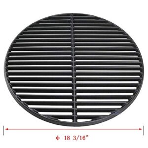 Votenli C6999A(1-Pack) 18 3/16 inches Cast Iron Cooking Grid Grates Replacement for Big Green Egg Large Vision Grill VGKSS-CC2,B-11N1A1-Y2A