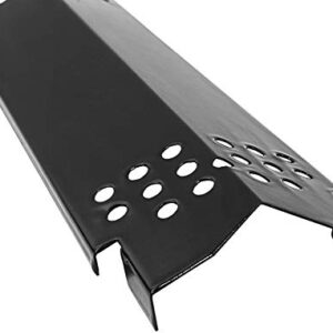 SafBbcue 17" Cast Iron Grates and Heat Plates Burners for Nexgrill 720-0830H, 720-0670A, 720-0783E, 720-0888N, Kenmore 41516106210 415.16106210 Gas Grill