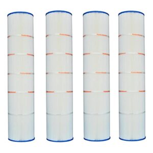 pleatco pjan145-pak4 filter cartridge, white