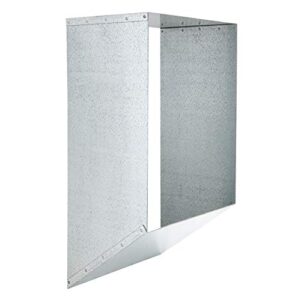 oswald supply stainless steel trash chute door wall sleeve – for laundry or garbage (12″ x 15″)