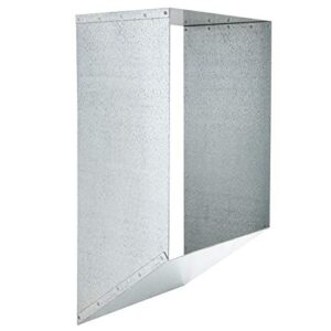 Oswald Supply Stainless Steel Trash Chute Door Wall Sleeve - for Laundry or Garbage (12" X 15")