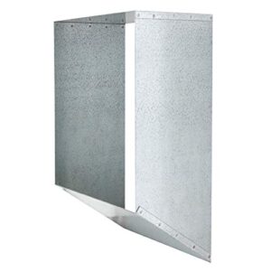 Oswald Supply Stainless Steel Trash Chute Door Wall Sleeve - for Laundry or Garbage (12" X 15")