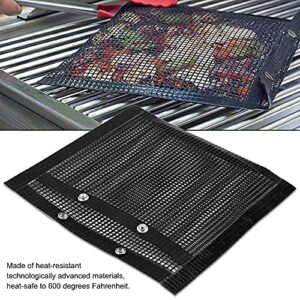 Non-Stick BBQ Grill Mesh Bag, Heat-Resistant Mesh Grilling Bag, Outdoor Picnic Tool(L)