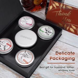 Premium Cocktail Smoker Kit for Whiskey, Bourbon and Old Fashioned Drinks, Smoke Top Whiskey Smoker Kit with 4 Wood Chips, Perfect Whiskey Bourbon Gifts for Men