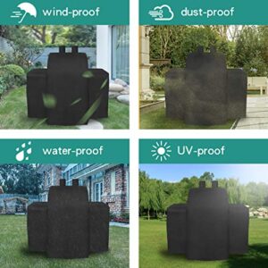 Stanbroil BBQ Gas Grill Cover Replacement for Char-Griller 3055 3-Burner Grillin' Pro 3001 and 3000 Gas Grill, 600D Waterproof and UV Resistant Material