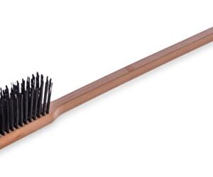 Carlisle FoodService Products 4577200 Carbon Steel Bristle Pizza/BBQ Oven Brush, 39" Overall Length