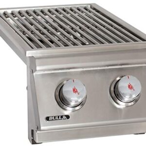 Bull Outdoor Products 30008 Liquid Propane Slid-In Double Side Burner, Front and Back Design