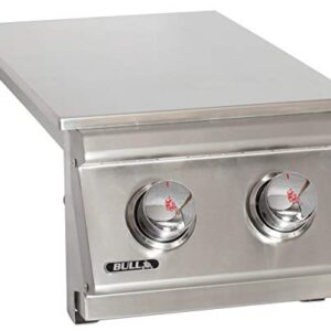 Bull Outdoor Products 30008 Liquid Propane Slid-In Double Side Burner, Front and Back Design