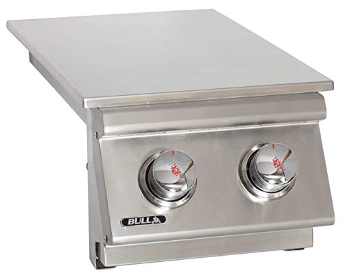 Bull Outdoor Products 30008 Liquid Propane Slid-In Double Side Burner, Front and Back Design